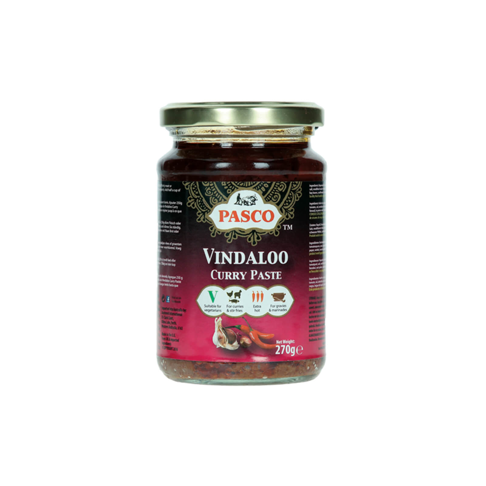 PASCO Vindaloo kari pasta Pasco 270 g - Krajina