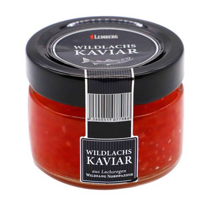 LEMBERG Kaviár z ikier divokého lososa 100 g - Premium Kvalita - Krajina